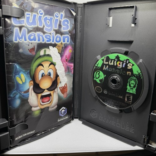 Luigi's Mansion (Nintendo GameCube, 2003) CIB Tested Black Label ...