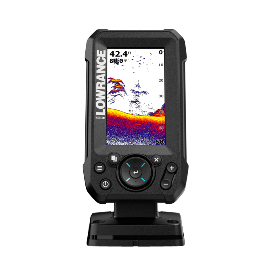 Lowrance Eagle-4x 4" Depth Finder with Bullet Transducer & IPS Display ...