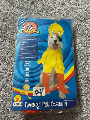 Tweety Bird Dog Costume Looney Tunes Size Small* | eBay
