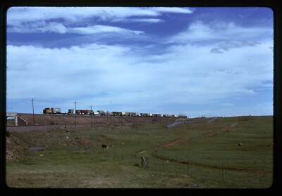 Railroad Slide - Union Pacific Freight Train 1978 Piggy Back Trailers ...