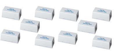 10 Pack CAT5E CAT 5E Junction Box Type 110 & Punch Down LAN Network ...