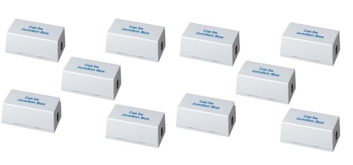 10 Pack CAT5E CAT 5E Junction Box Type 110 & Punch Down LAN Network ...