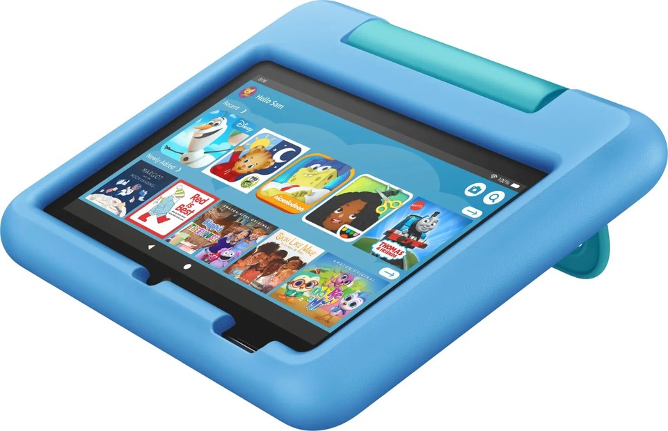 Fire 7 Kids - 7" Tablet (2023) 16GB with Amazon Kids Blue Retail Box | eBay