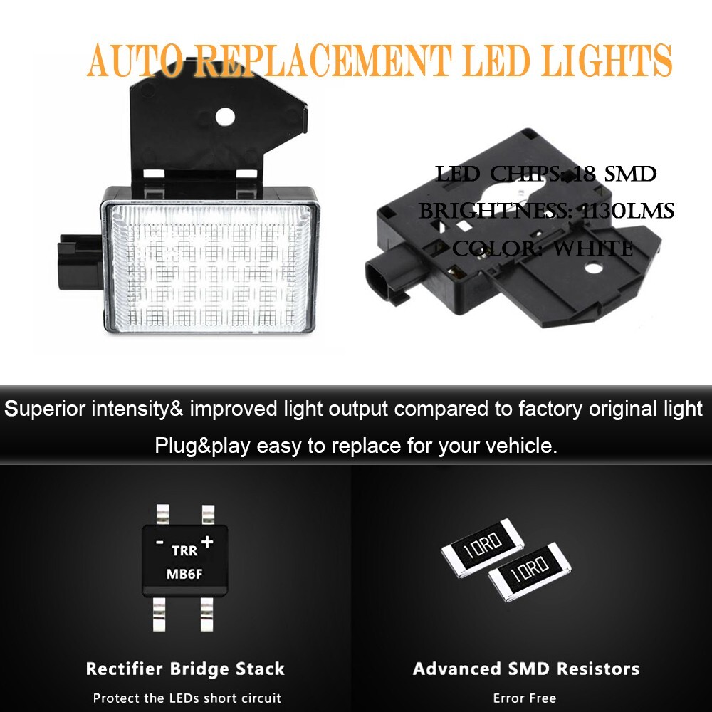 LED Underhood Light Hood Courtesy Lamp For Dodge Ram 1500 2500 3500 ...