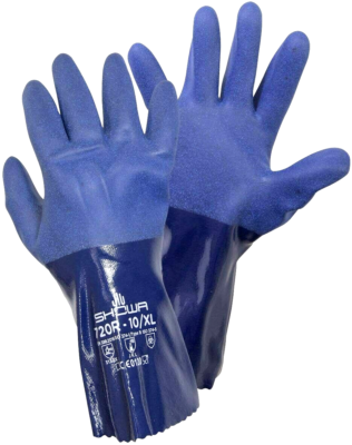 (1 Pr) Size: XL Showa® Atlas™ 720R Chemical Resistant Nitrile Coated ...