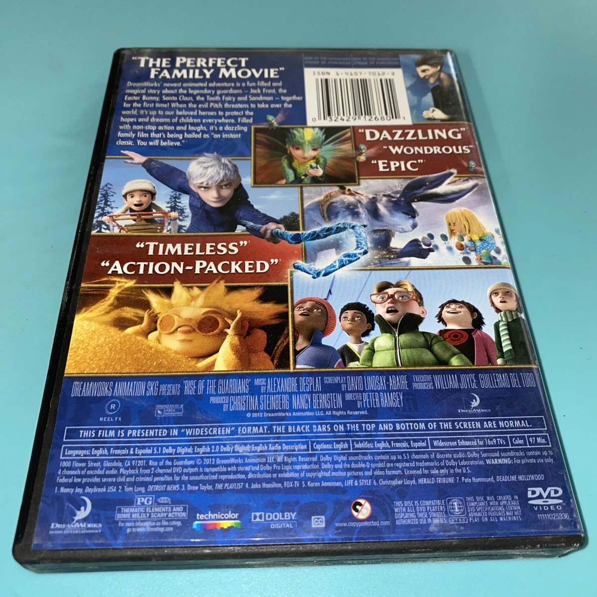 Rise Of The Guardians Dvd Ebay