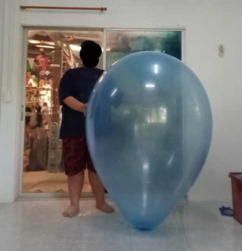 1x customtex qualatex24 mold 48+ inch *Blue* Monster big balloon looner ...