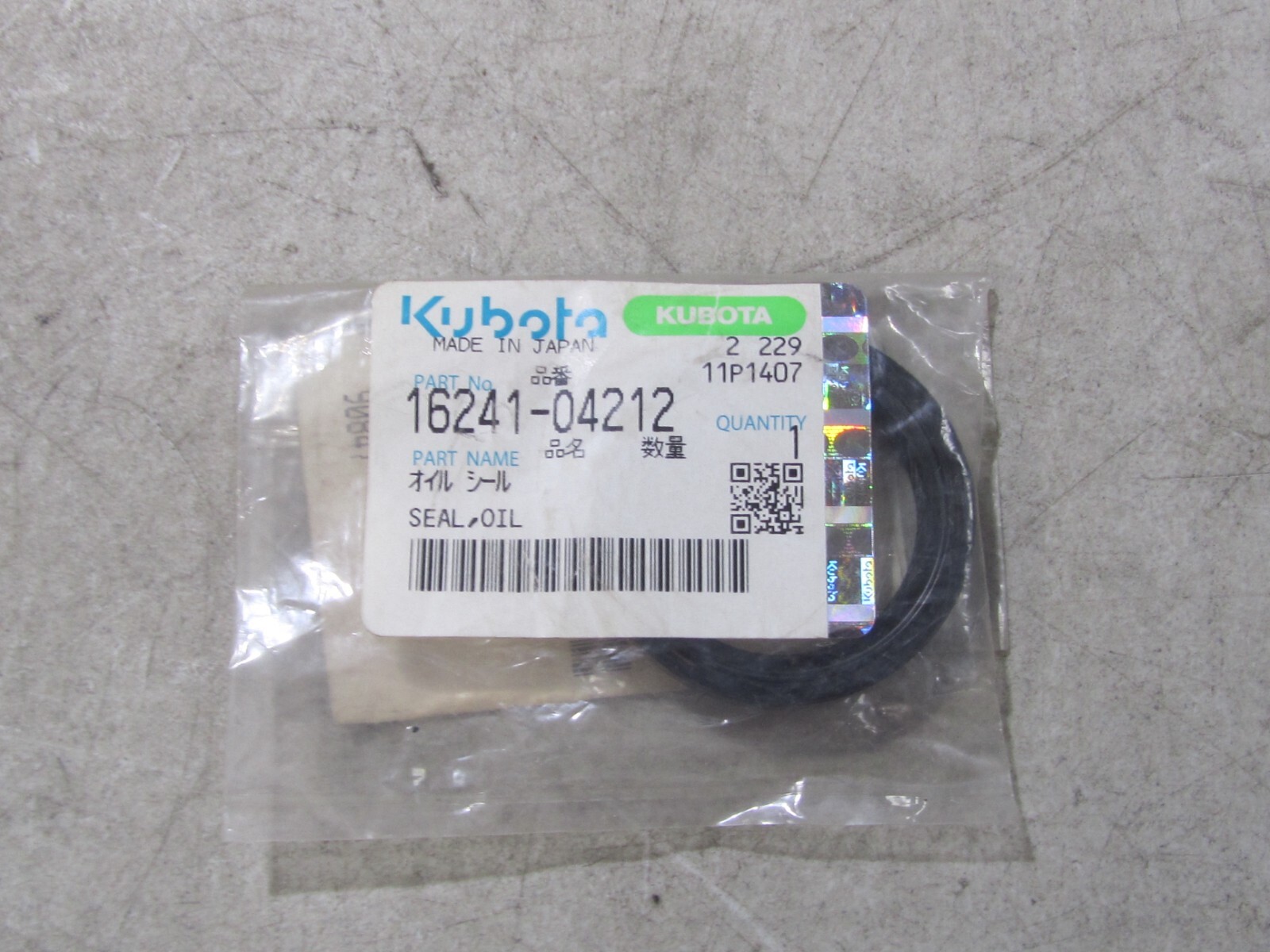 Genuine Kubota 16241-04212 Oil Seal 1624104212 OEM *nos for sale online ...