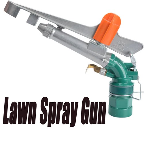 Adjustable Impact Sprinkler Gun Water 360 Degree Irrigation Lawn Spray ...