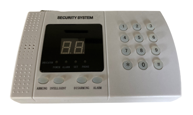 Complete Landline Security Alarm System - Control pad, sensors, siren ...