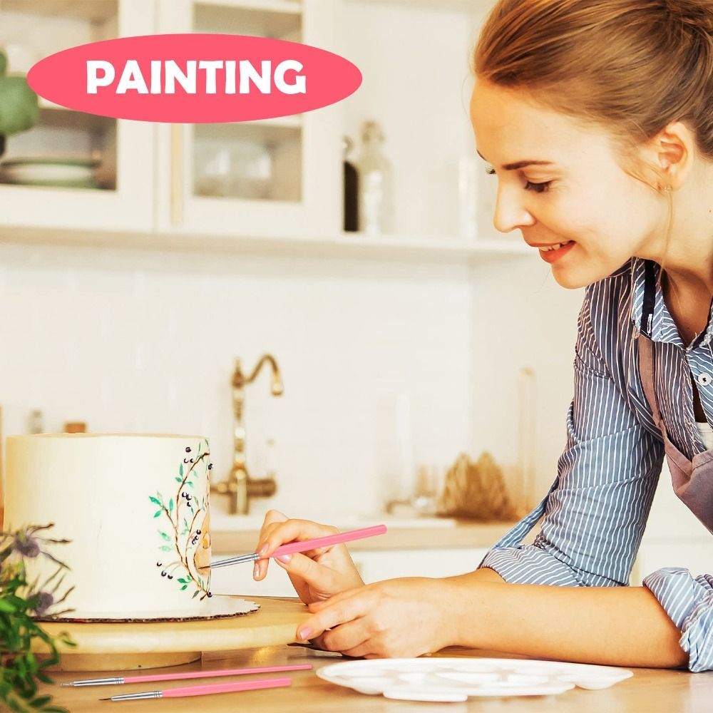 30 Pcs Baking Cake Painting Brushes Red Food Paint Brush Cookie Brushes ...