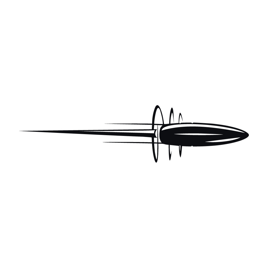 Flying Bullet Vector