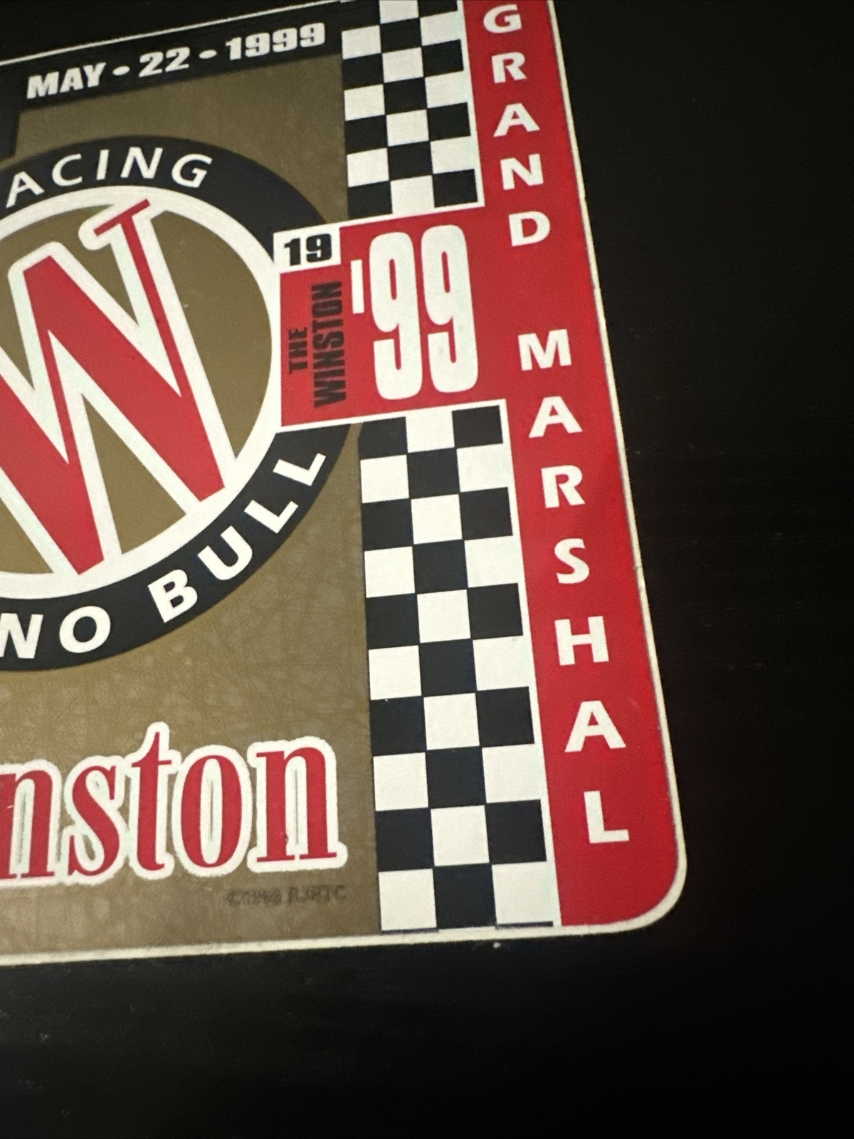 Rare The Winston NASCAR Grand Marshall Decal 1999 Charlotte Motor ...