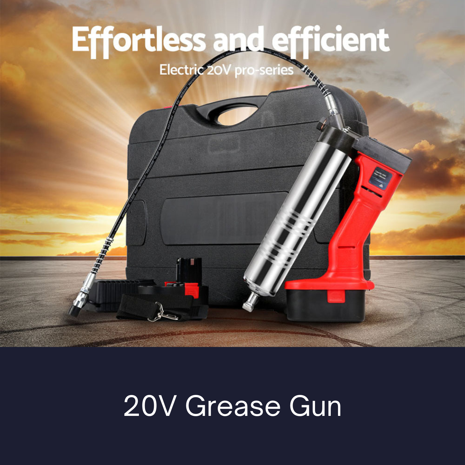 Giantz 20V Grease Gun Cordless Battery Electric Rechargeable Industrial ...