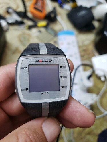 Polar FT 7 Unisex Adults Wrist Watch Gray Black Band Date Time Heart ...