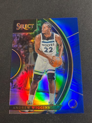 2017-18 Panini Select - Concourse Andrew Wiggins #27 Blue Prizm /299 ...