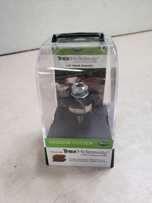 TREX GROOVE CUTTER ROUTER BIT TREX HIDEAWAY 1/4" SHANK DIAMETER | eBay