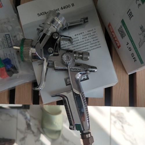 Sata satajet 3000 Minijet Spraygun 1.0 HVLP Mini Jet Spray Gun +New Pps ...