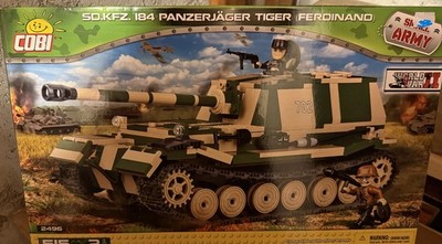 COBI 2496 SD.KFZ. 184 Panzerjager Tiger (Ferdinand) model Lego-like ...