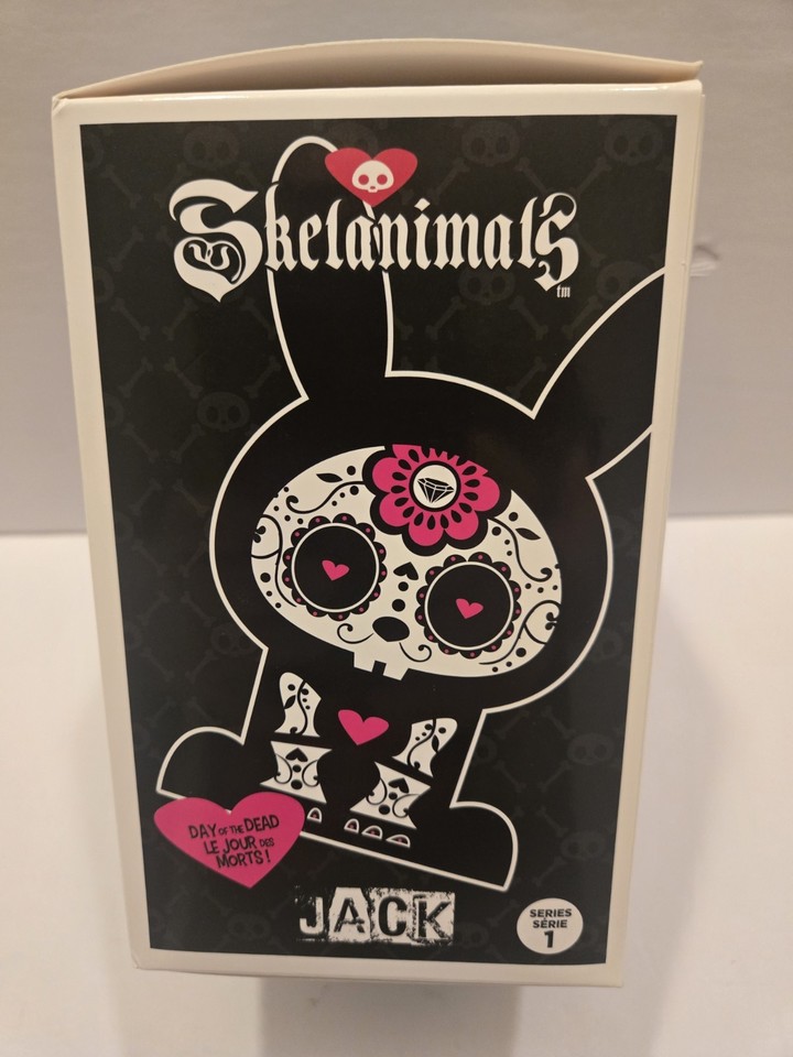 Skelanimals Day Of The Dead Jack The Rabbit Vinyl Figure MIB OG Owner ...