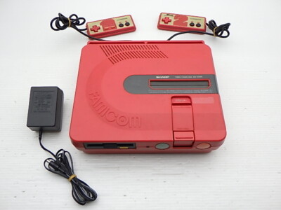 AS IS-Twin Famicom Console (Red: Initial Type) [AN-500R] Famicom/N ...