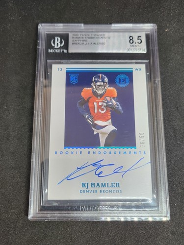 KJ Hamler 2020 Panini Encased Rookie Endorsements Sapphire Auto 36/50 ...