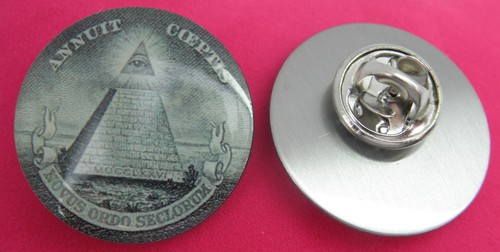 Illuminati Pin Badge All-seeing Eye of God Providence Pyramid Brooch | eBay