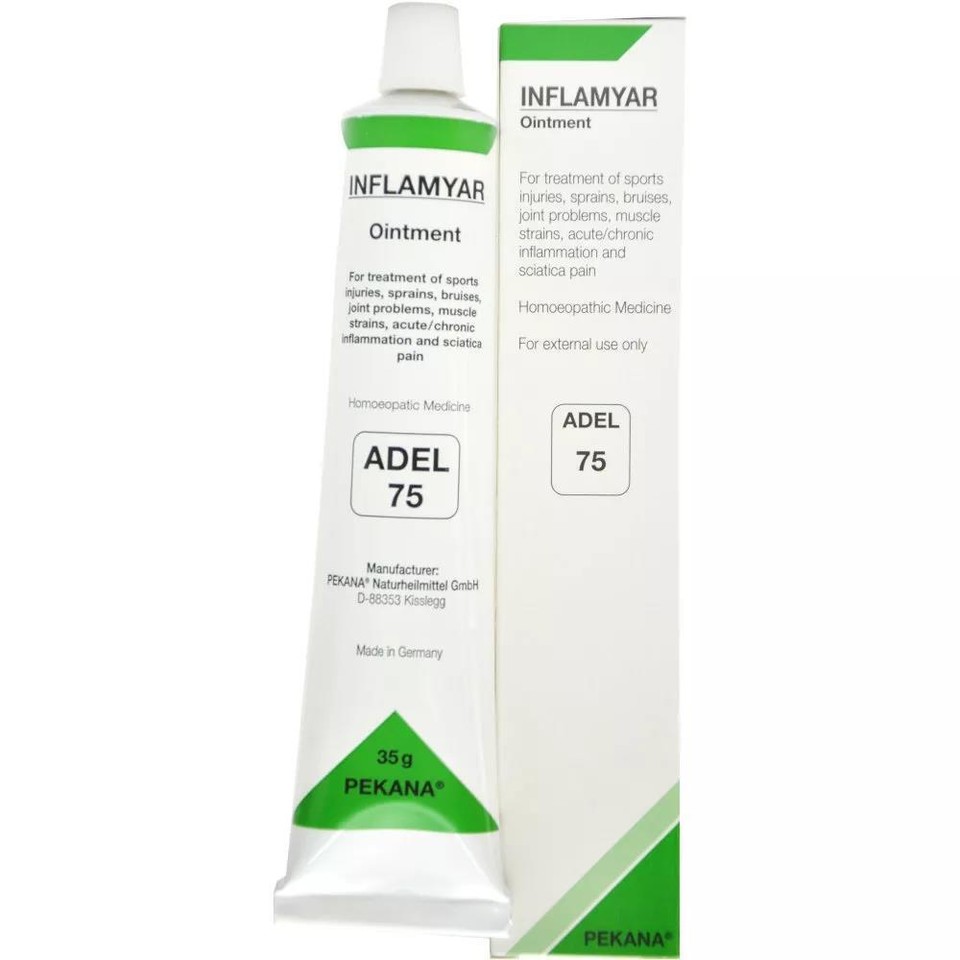 ADEL 75 Homoeopathic Inflamyar Ointment For Sports Injuries Sprains ...