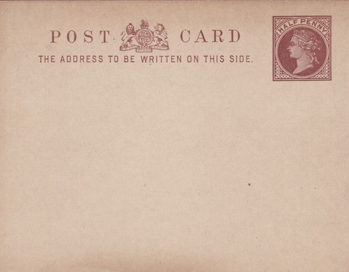 GB Postal Stationery: Postcard: 1899: CP30b, 1/2d die III, Inland card ...