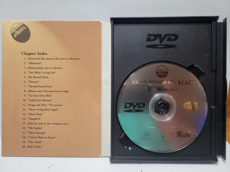 Classic Albums - Fleetwood Mac: Rumours (DVD, 1998) VG Condition ...