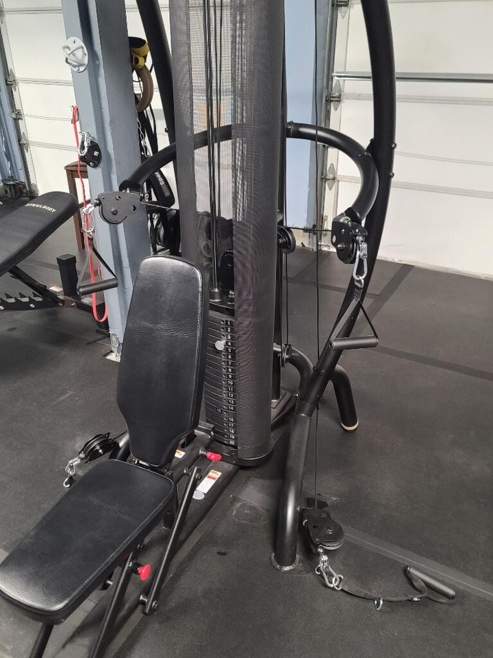 M1 Inspire Cable Machine w/ xtra Weights | eBay