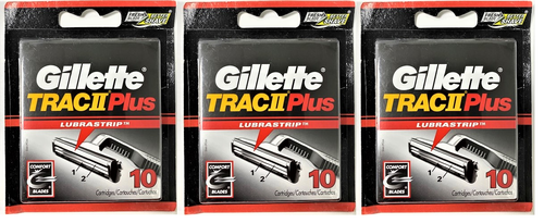 Gillette TRAC II Plus Razor Blade Refill Cartridges - 30 Count | eBay