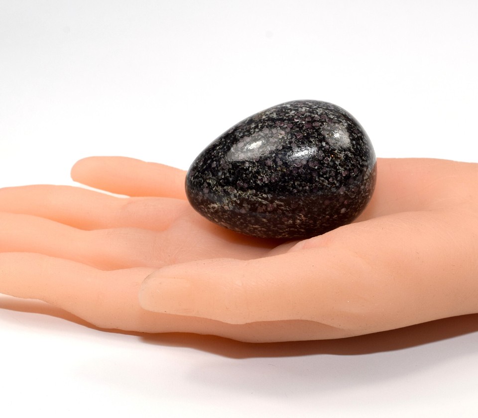 2.2" Balas Ruby Spinel in Matrix Egg Natural Red Ruby Crystal Gemstone ...