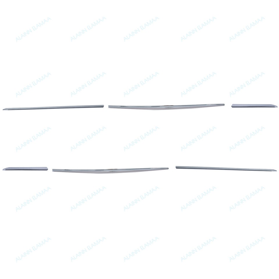 6pcs Side Door Chrome Body Mouldings Trim Fit For Mercedes Benz S W222 ...