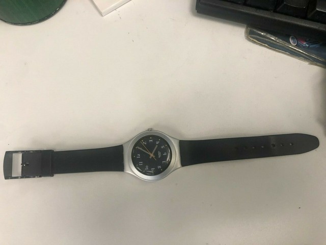 Swatch IRONY VIP CASE GENTLEMENS IRONY VIP CASE Men QU Wristwatch #S547 ...