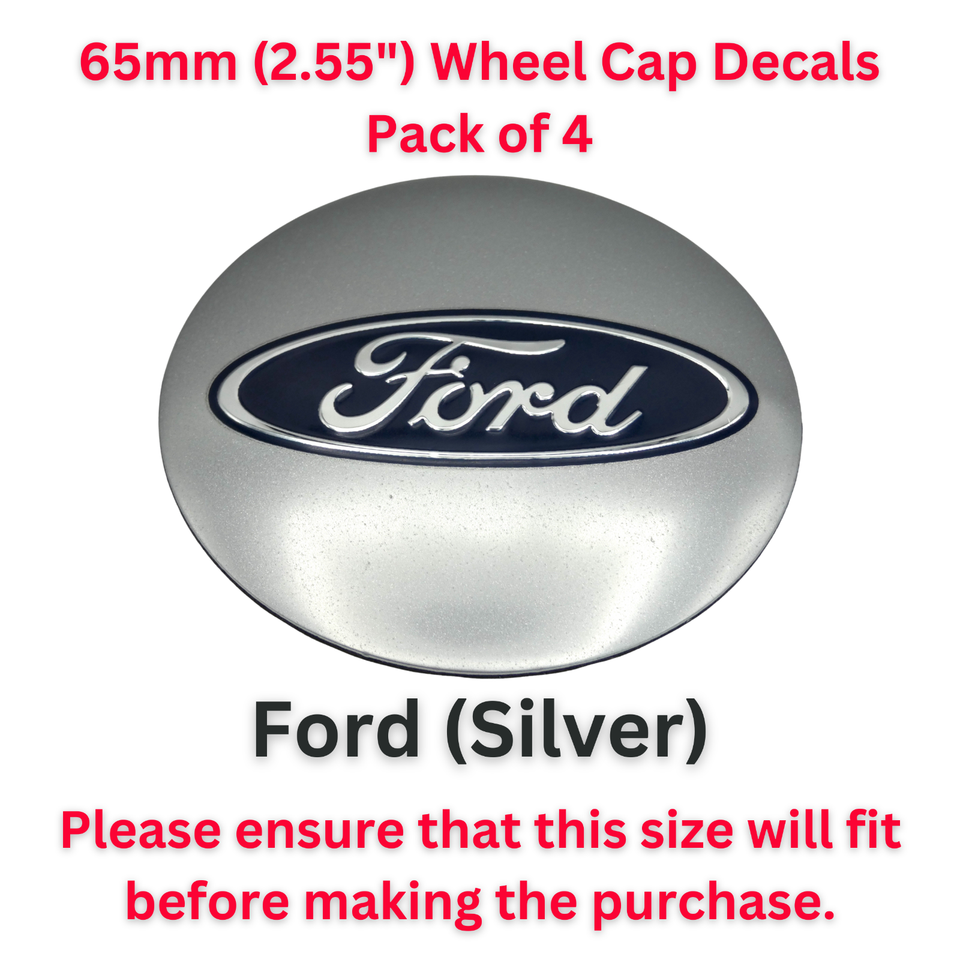 4-Pack Wheel Center Cap Decals Emblems Sticker 2.55" 65mm CHOOSE YOUR ...