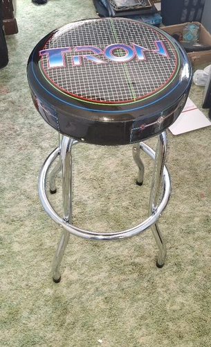 Tron Arcade Stool Arcade1Up 29" in perfect condition!!!!! LIKE NEW1 | eBay