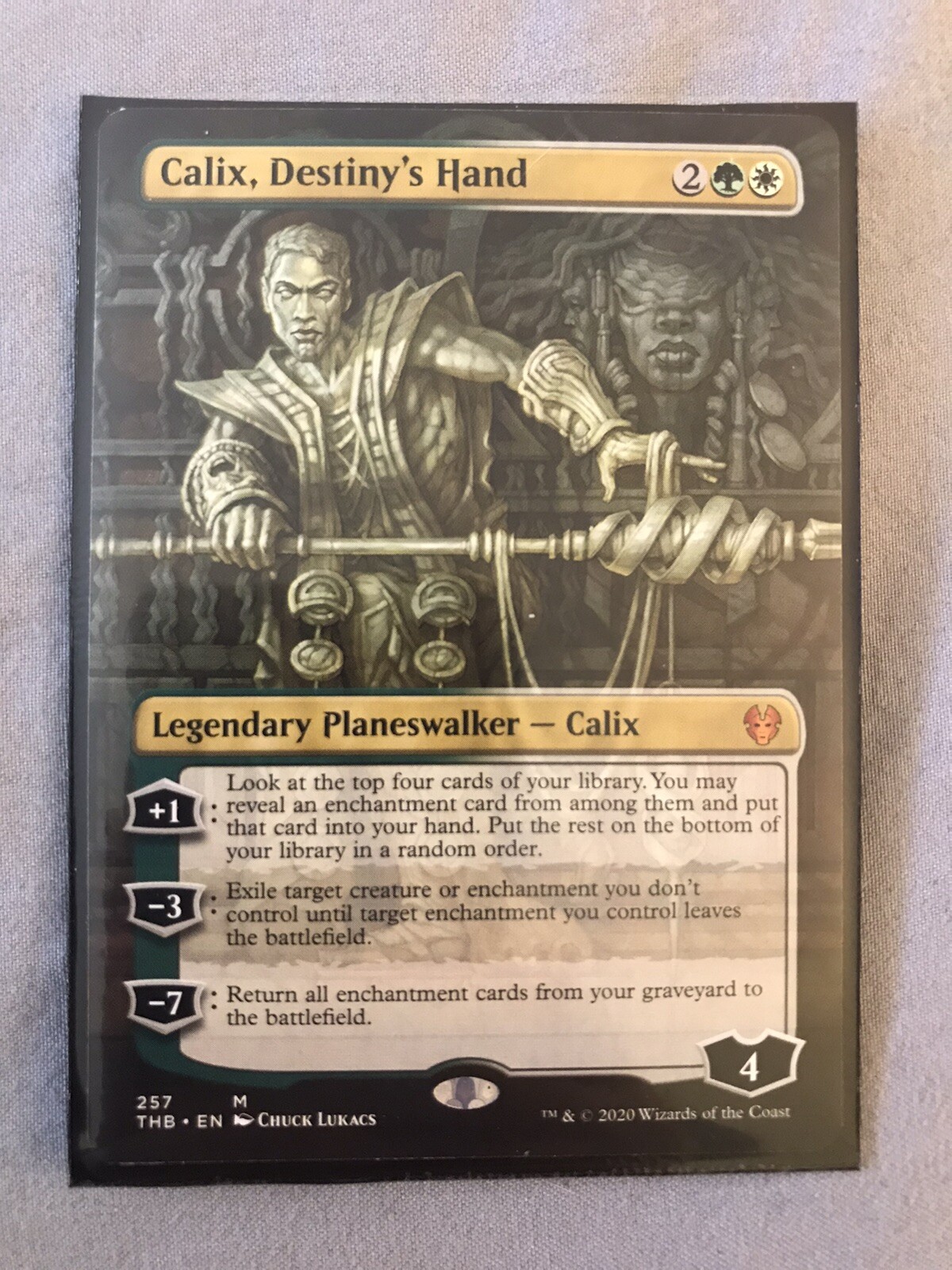 Magic The Gathering Calix, Destiny's Hand Nm/M Full Art Borderless | eBay