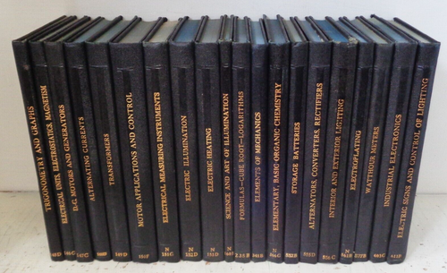 International Textbook Company 20 Vol Book Set Lighting Illumination ...