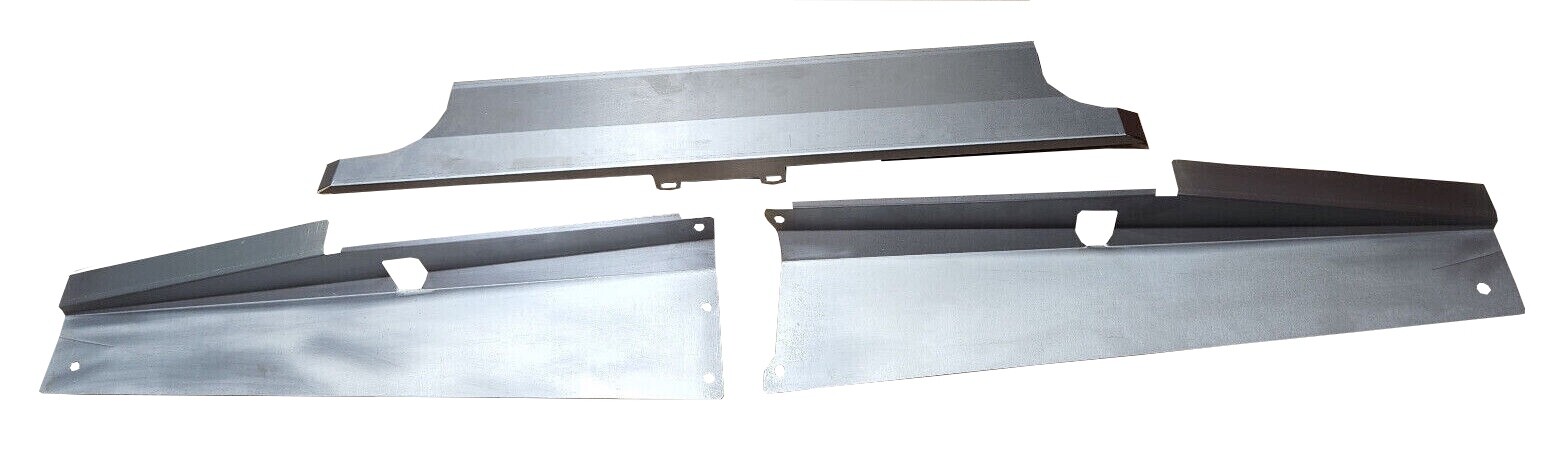 1969-1972 Chevy/GMC C10 Radiator Filler Panels Smooth Steel 3-Piece Kit ...