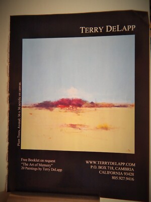 TERRY DELAPP ART PIECE VTG ORIG 2017 ADVERTISEMENT | eBay
