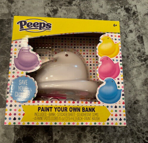 Easter Peeps Paint Your Own Bank Kit- for sale online | eBay
