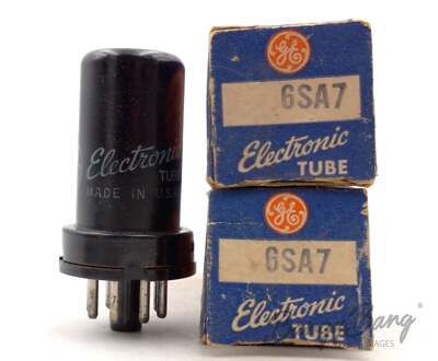2 General Electric 6SA7/VT150/CV1966 Metal Pentagrid Converter Superhet ...