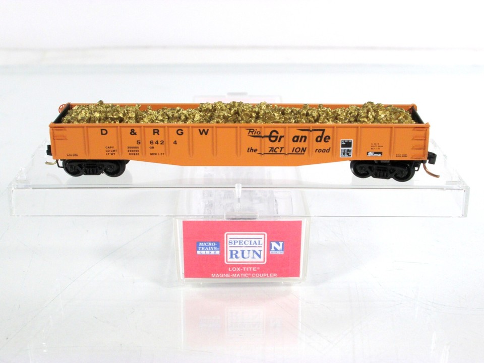 N Scale ***DENVER RIO GRANDE*** Molybdenum Gondola #56424 - Micro ...