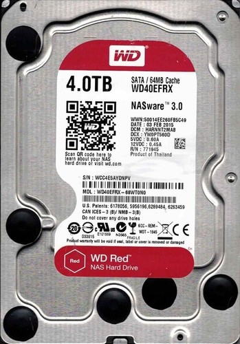WD40EFRX-68WT0N0 DCM: HARNNT2MAB WCC4E FEB 2015 Western Digital 4TB | eBay