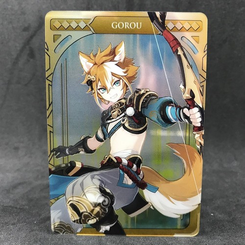 Genshin Impact GOROU 2-16 Japanese Collectable Metal Card Collection ...