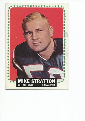 MIKE STRATTON 1964 Topps Football card #39 Buffalo Bills EX+ | eBay
