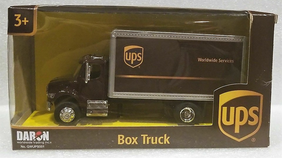 UPS Box Truck, Daron, Diecast Model Toy Car, UPS Licensed , 6", 1/50 ...
