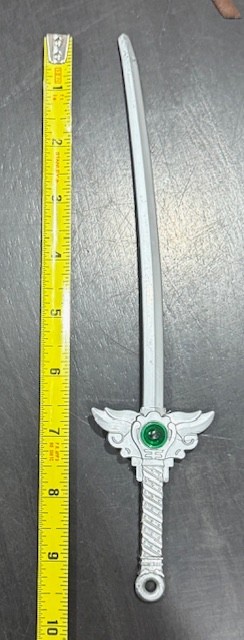 Bandai Power Rangers 10" Legacy Dragon Dagger Sword Green Ranger Loose ...