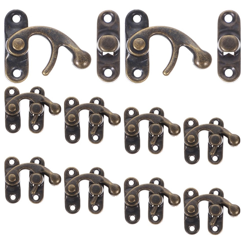 50pcs Box Latch: Decorative Vintage Lock Retro Hasp Latch for Wooden ...
